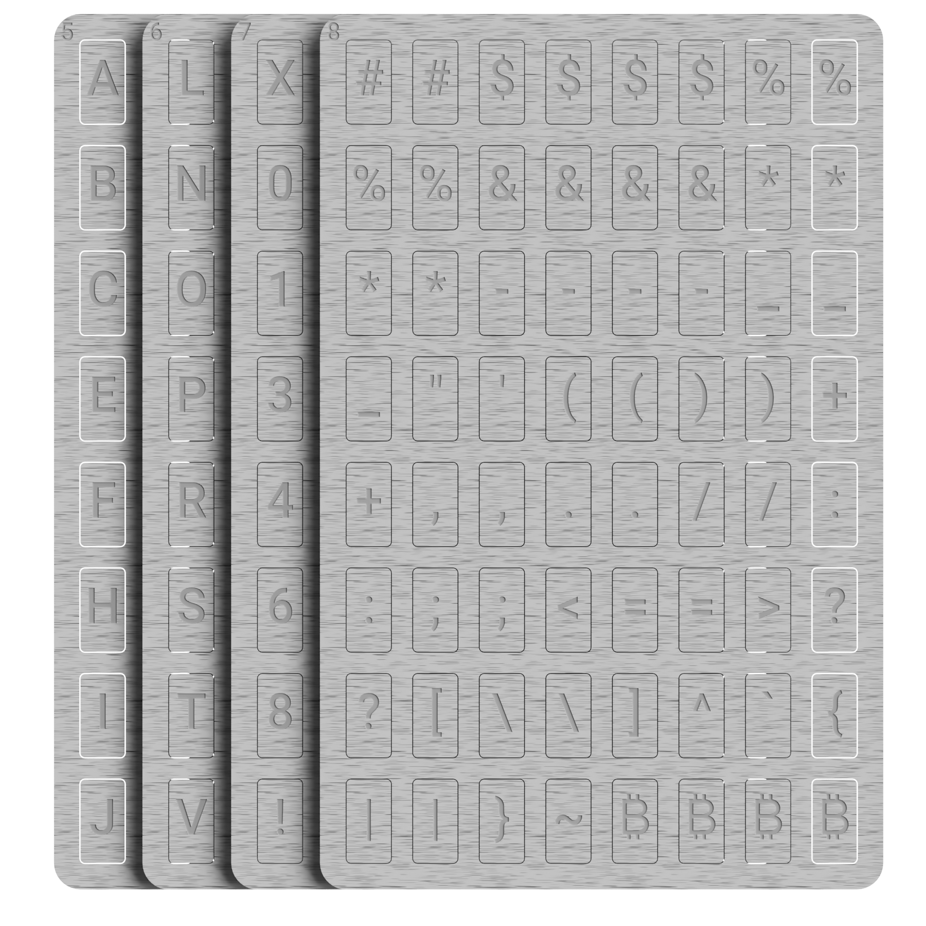 Special Characters for Passwords – BitBar